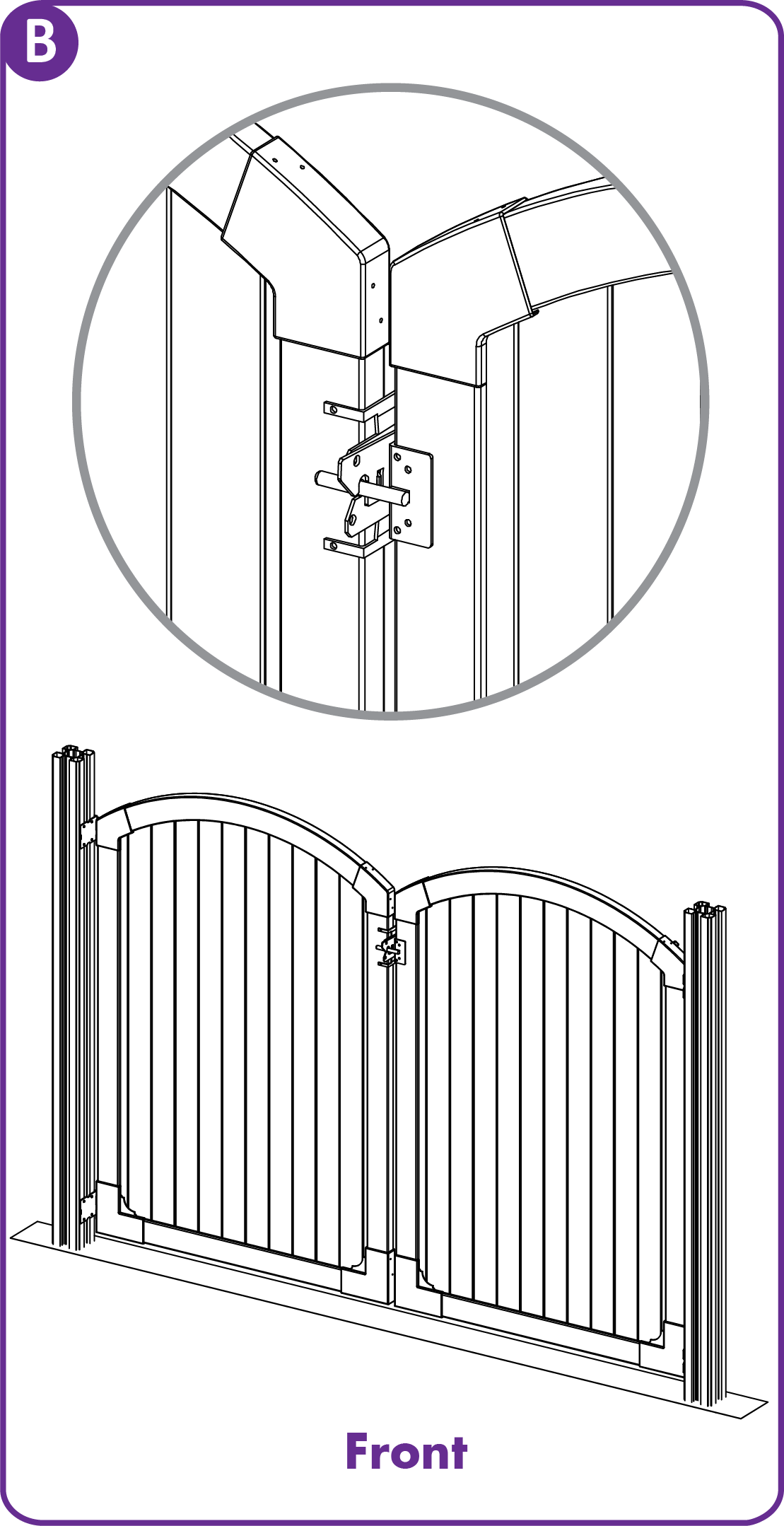 Using Existing Gate Latches for Double Gates - WamBam Fence Knowledge Base